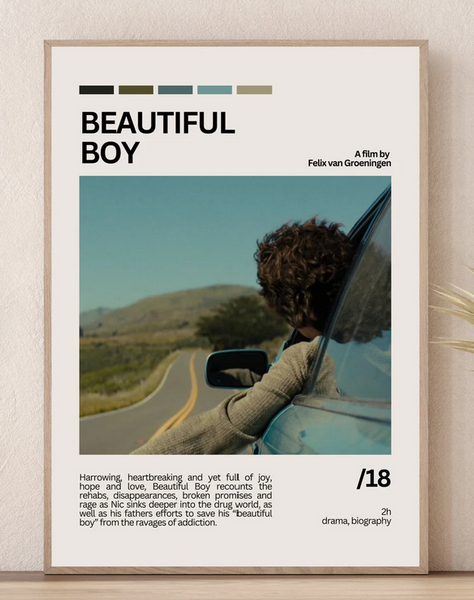 Beautiful Boy - Poster, Album Cover Art, Personalized Gift - Archive1990